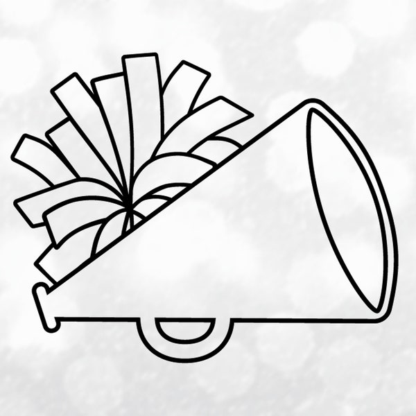 Megaphone and Pompom - Etsy