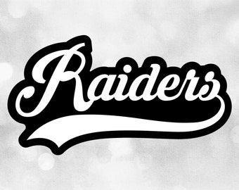 Raiders Font Svg - Etsy Ireland