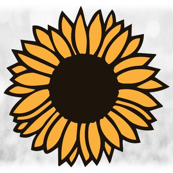 Sunflower Petal Svg - Etsy