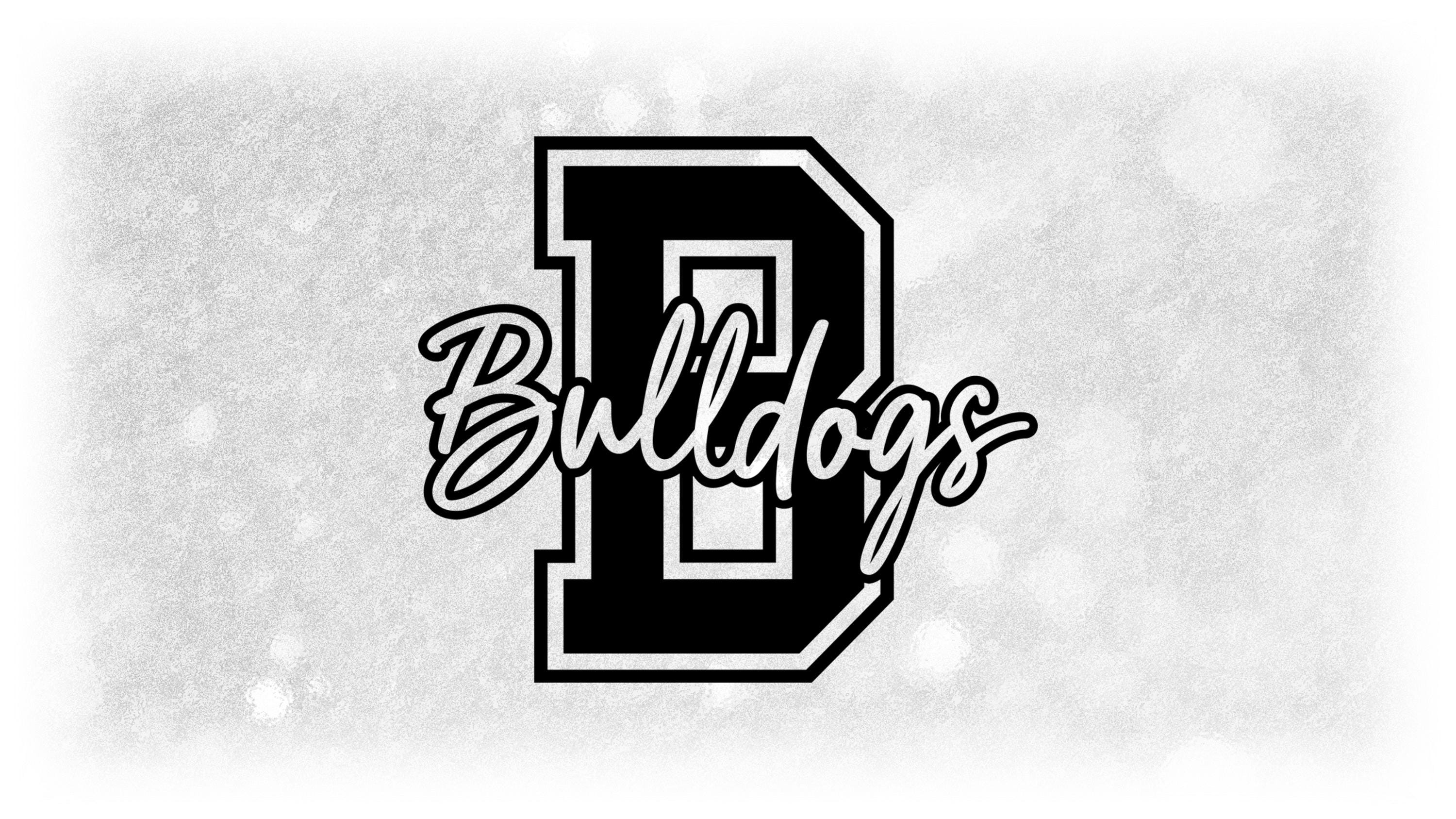 Sports Clipart: Black Script "bulldogs" Team Name Cutout of Large ...