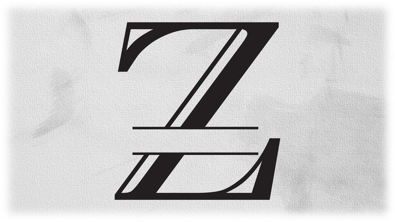 Word Clipart: Black Formal Etched Colonial Style Capital - Etsy