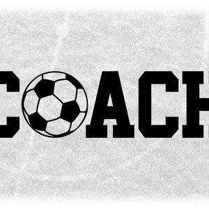 Sports Clipart: Black Word coach in Collegiate | Etsy