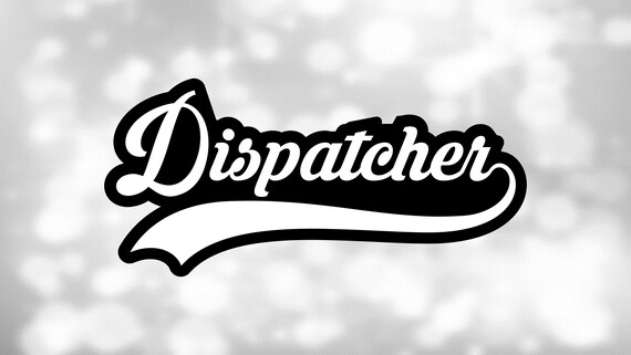 Sports Clipart: White Word dispatcher in Fancy - Etsy