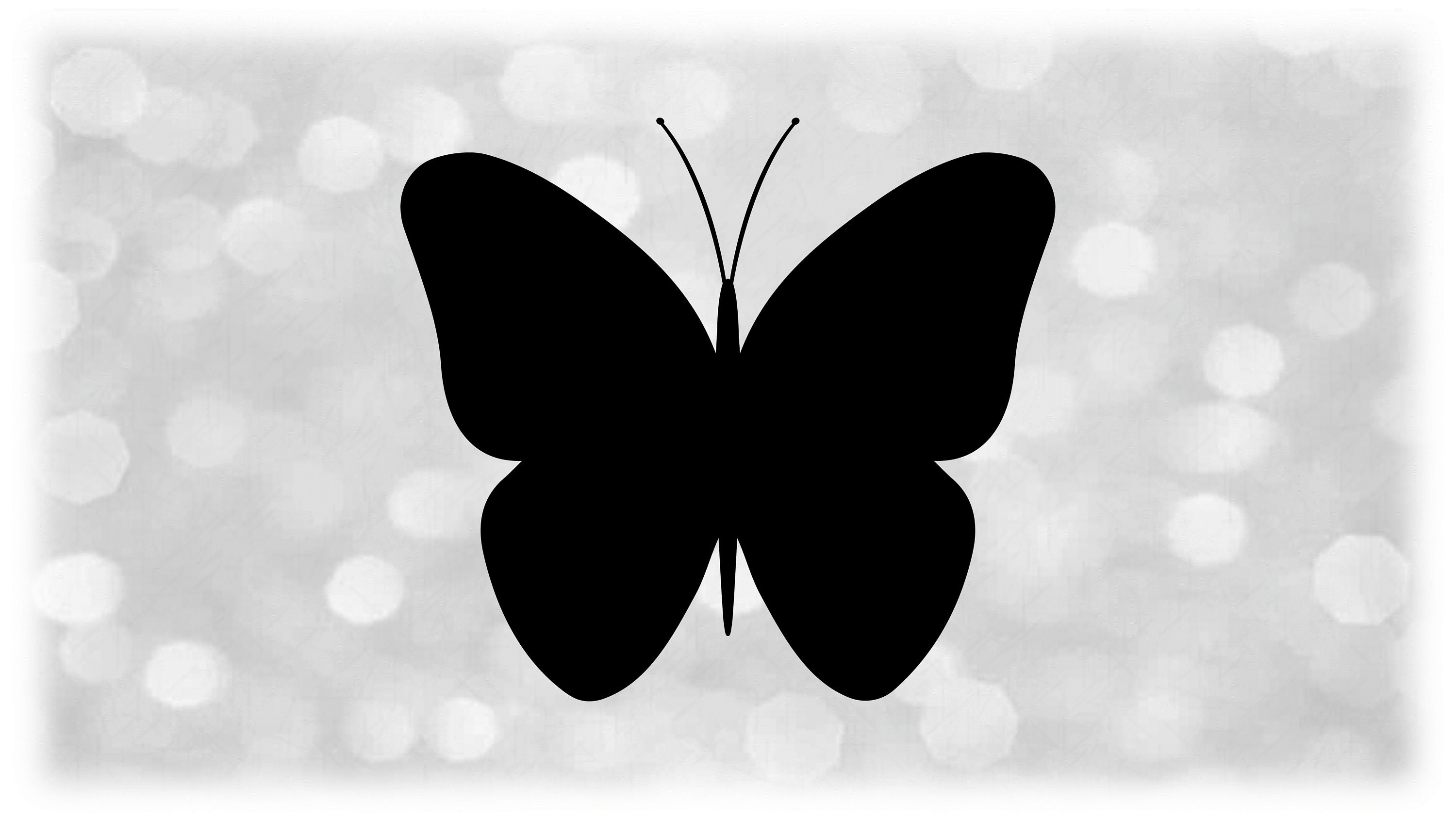 Simple Butterfly Silhouette