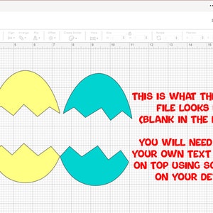 Holiday Clipart: Pastel Color Split Cracked Easter Eggs Name Frame in ...