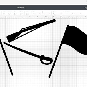 Sports Clipart: Black Crossed Color Guard / Marching Band Flags, Sabre ...