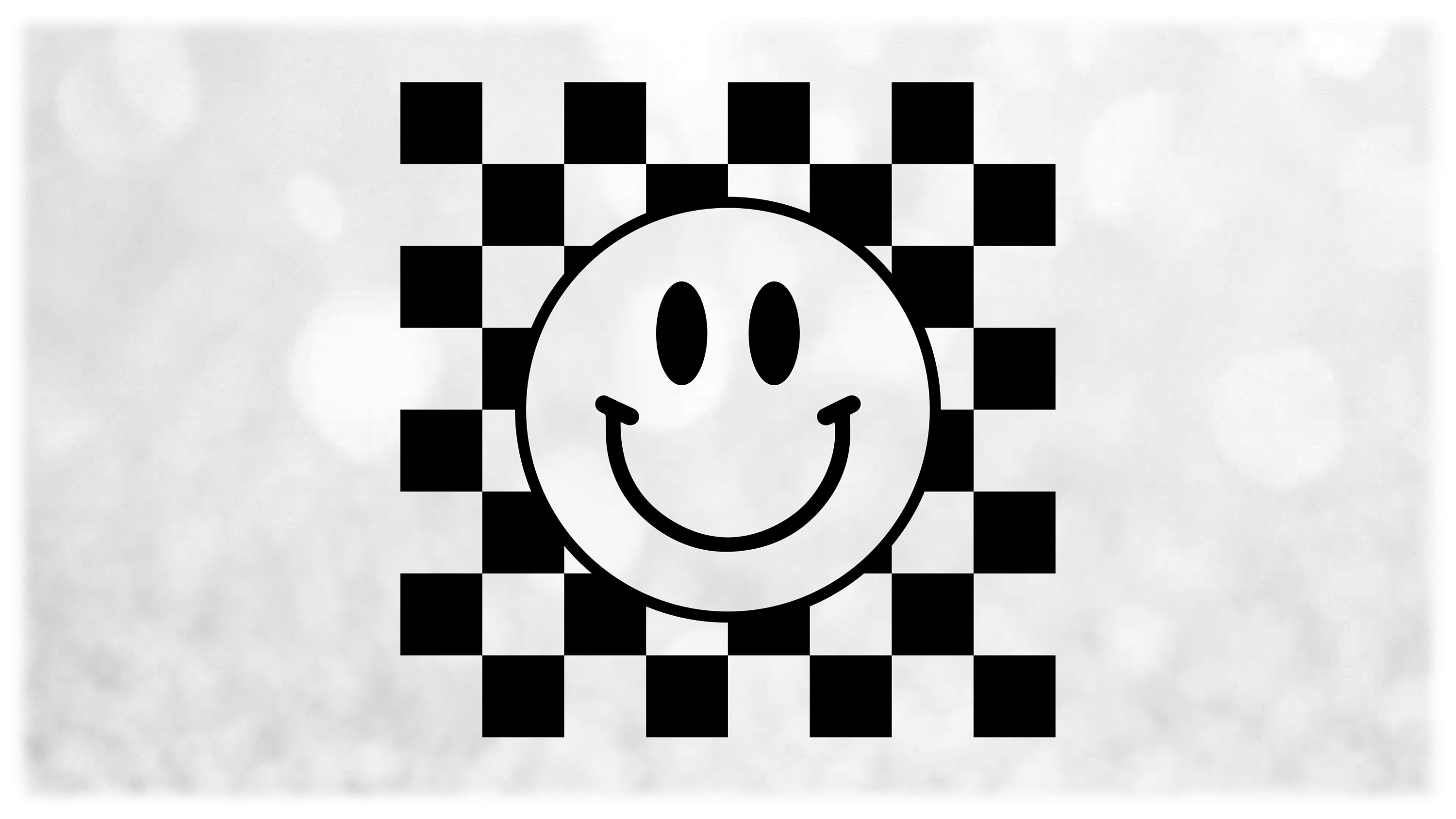 Shape Clipart: Black Outline Smile Face With Eyes / Mouth for Happy ...