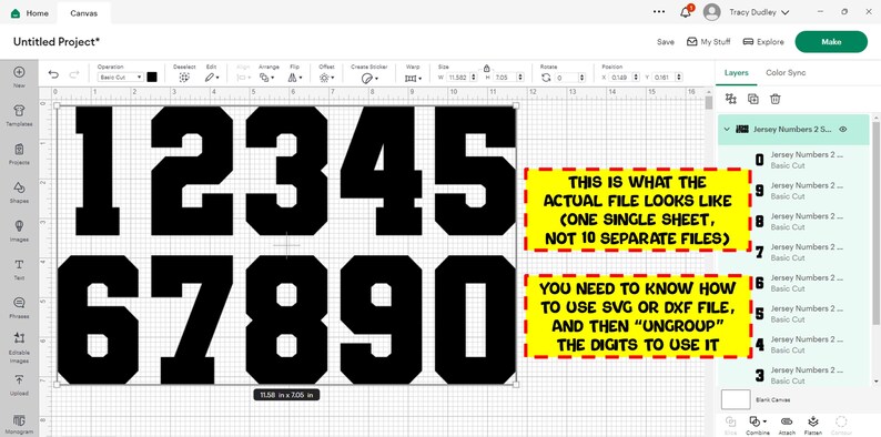 Sports: Jersey Number Templates Grouped on ONE Single Sheet - Black ...