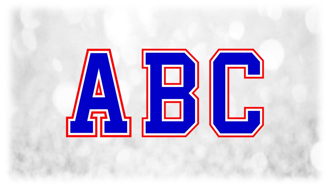 Sports Clipart: Alphabet Letter Templates Grouped on Single Sheet ...