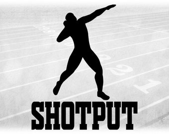Shotput And Discus Clipart