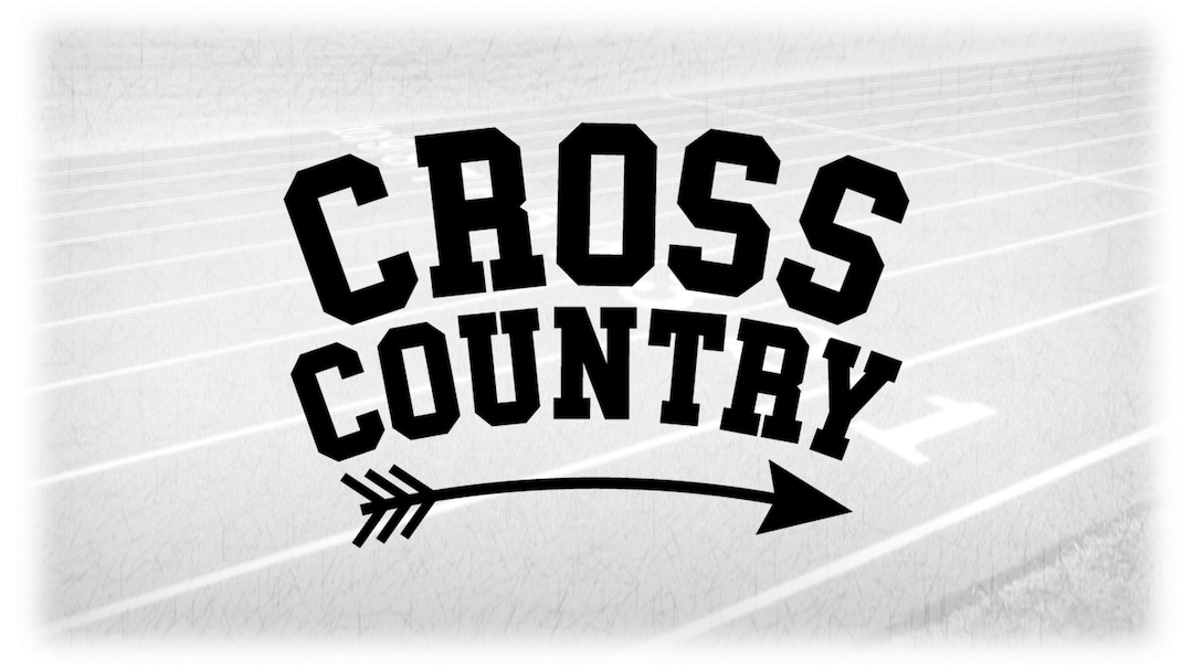 Sports Clipart: Arched Words cross Country in - Etsy