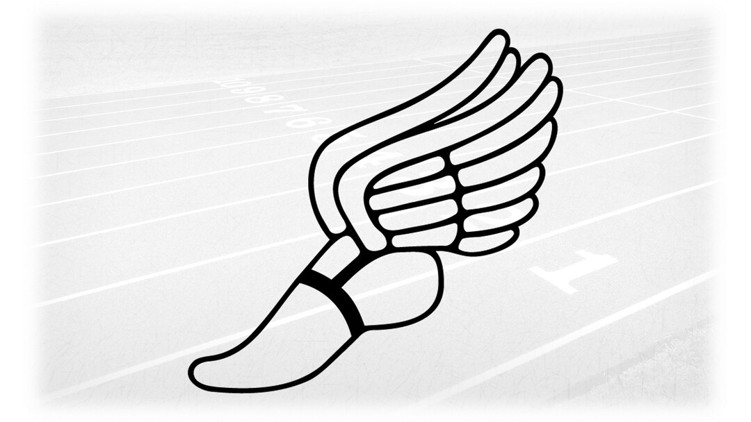 Sports Clipart: Black Winged Running Shoe Outline From Mercury / Hermes ...