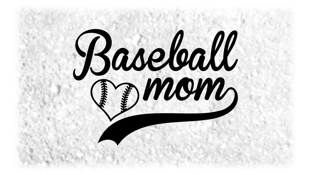 Sports Clipart: Black Script Style Words baseball - Etsy