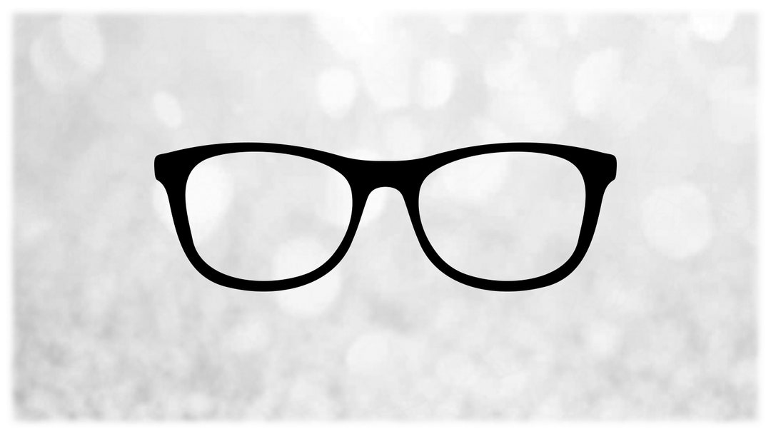 People Clipart: Simple Easy Black Eyeglasses / Eye Glasses Frames With ...