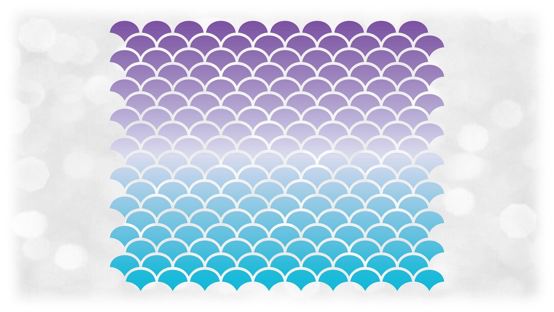 Shape Clipart: Mermaid or Dragon Scales Pattern Background in Purple to ...