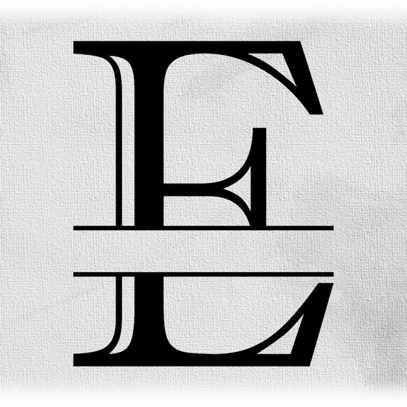 E Monogram - Etsy
