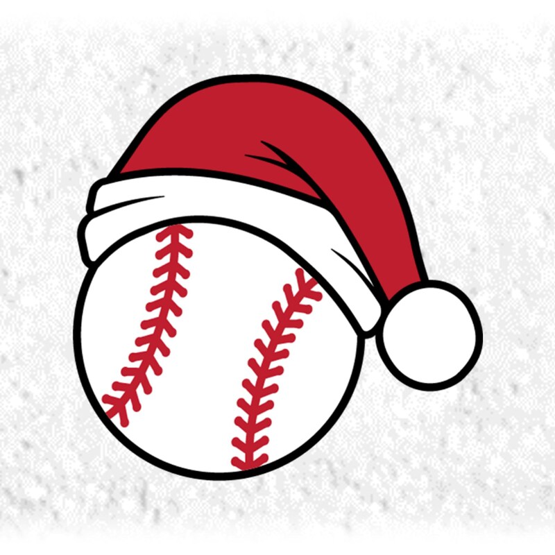 Baseball Christmas Svg - Etsy
