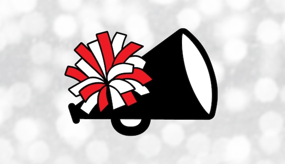 Cheerleading Megafoon Vector Cheerleader Megaphone Vector Images