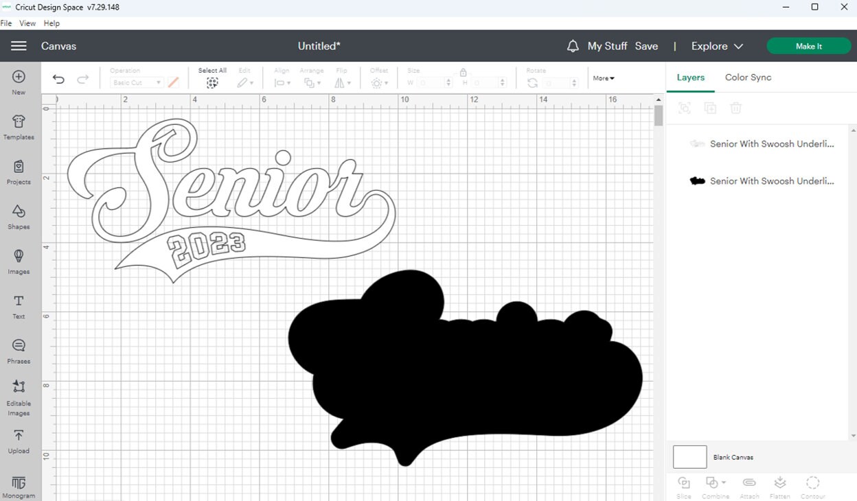 Education Clipart: Black Script Word senior in - Etsy Australia