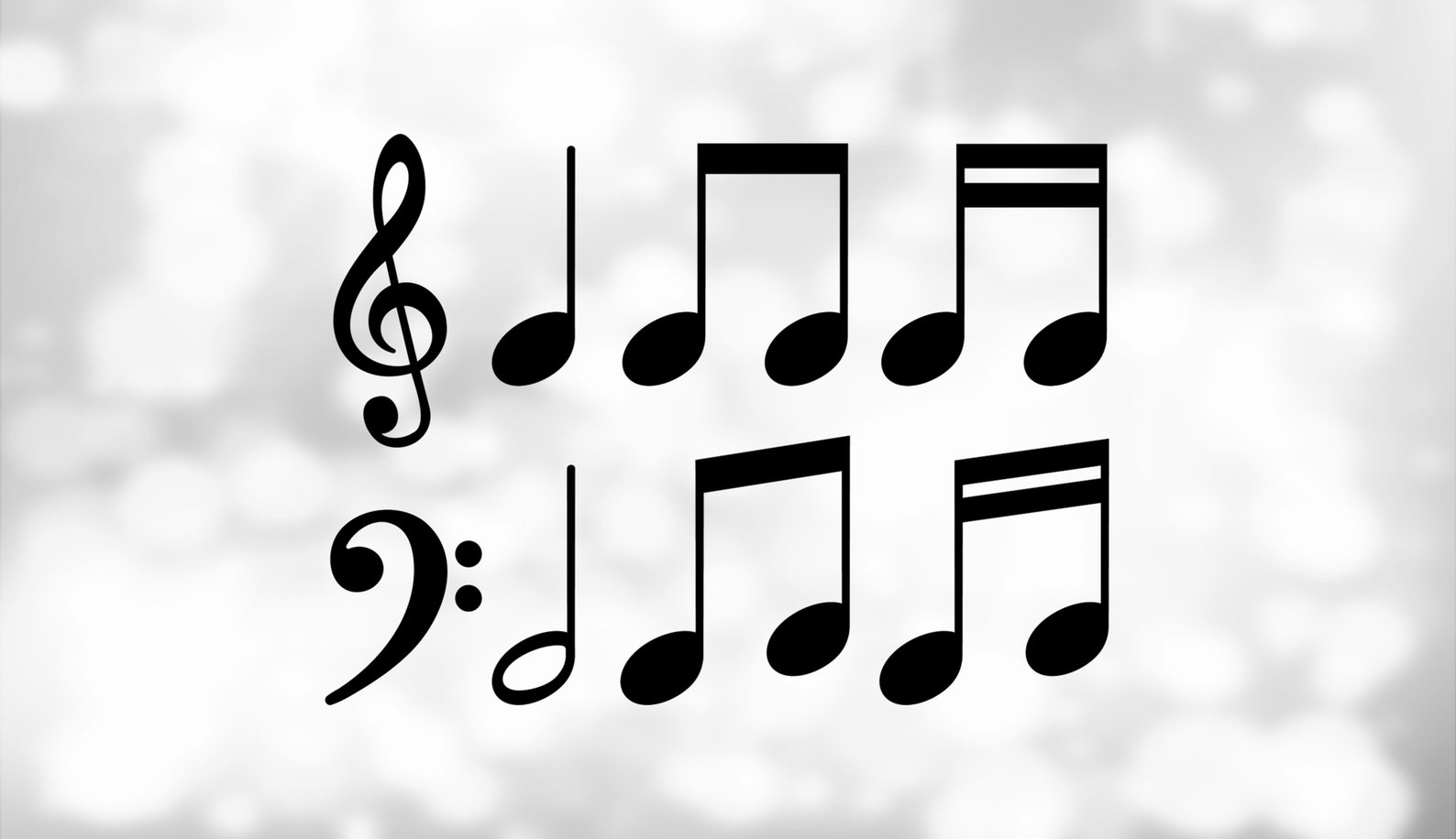 Shape Clipart: One Sheet Library of Eight Different Black Music / Band ...