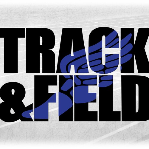 Sports Clipart: Track and Field Bold Black Words high - Etsy