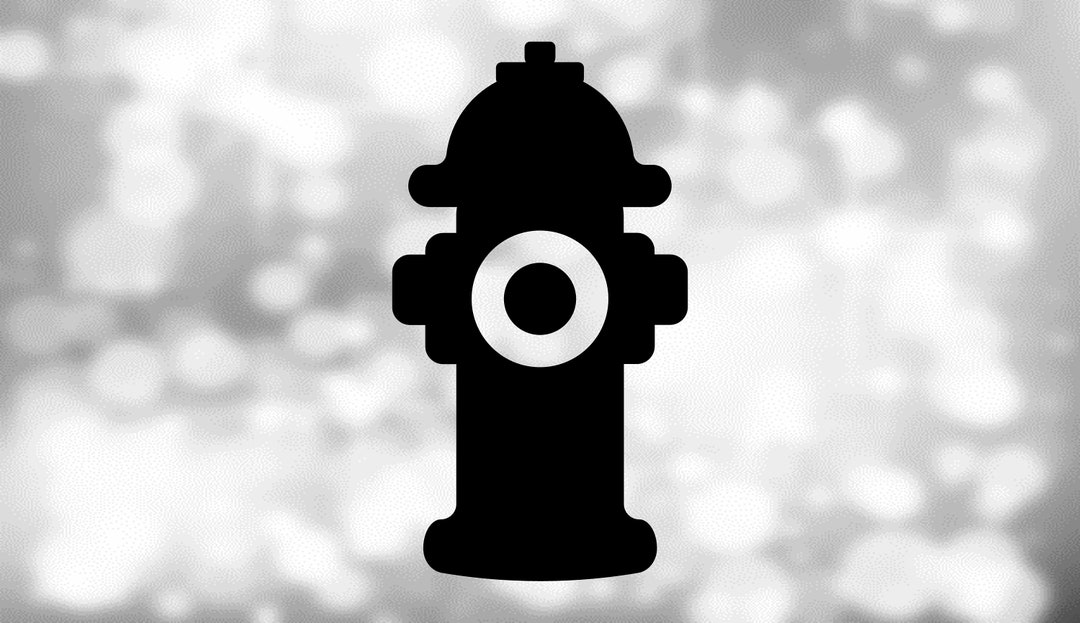 Umriss Eines Hydranten