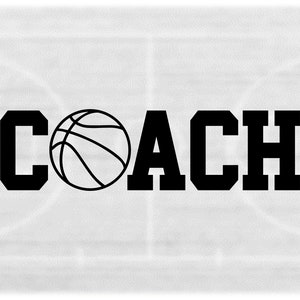 Sports Clipart: Black Word "coach" in Collegiate Block Type With Bold ...