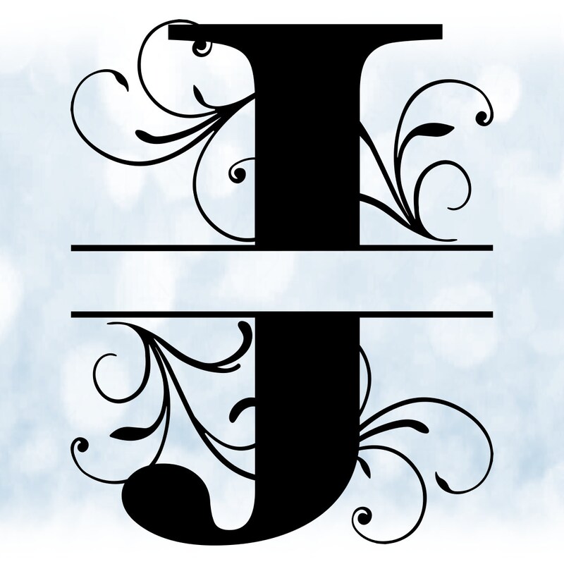 J Monogram - Etsy