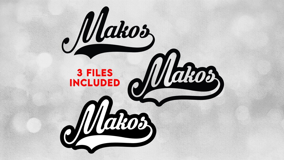 Sports Clipart: Value Pack Bundle of 3 for "makos" Team Mascot Name ...