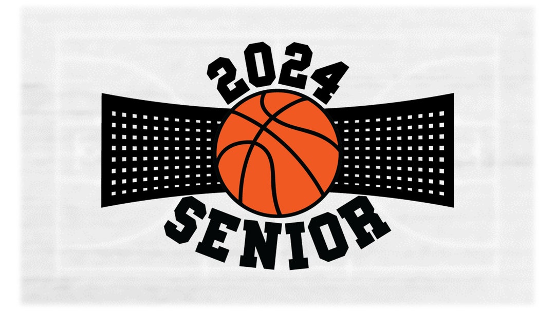 Sports Clipart: Layered Black and Orange Basketball Design With Words ...