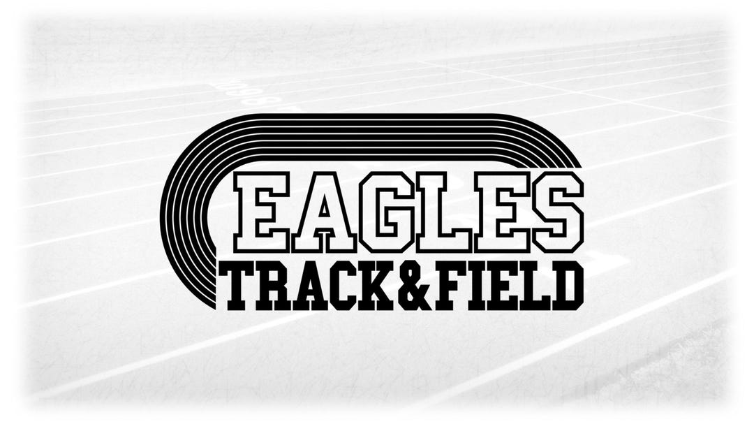 Sports Clipart: Black Running Track With Bold Varsity Outline Style ...