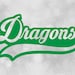 Sports Clipart: "dragons" Team Name in Baseball Type Lettering W ...