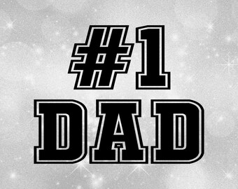 Bold Letters Dad | Etsy