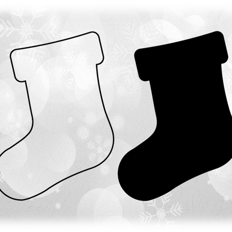 Stocking Svg - Etsy