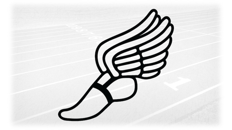 Sports Clipart: Black Winged Running Shoe Outline From Mercury / Hermes ...