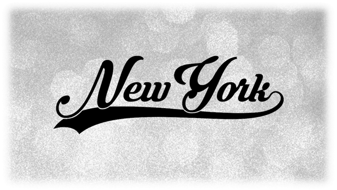 Geography Clipart: Word "new York" in Fancy Print Type Letterings W ...