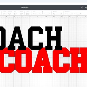 Sports Clipart: Black Word "coach" in Bold Collegiate Type Letter Style ...
