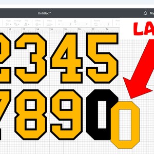 Sports Clipart: Jersey Number Templates Grouped on ONE Single Sheet ...