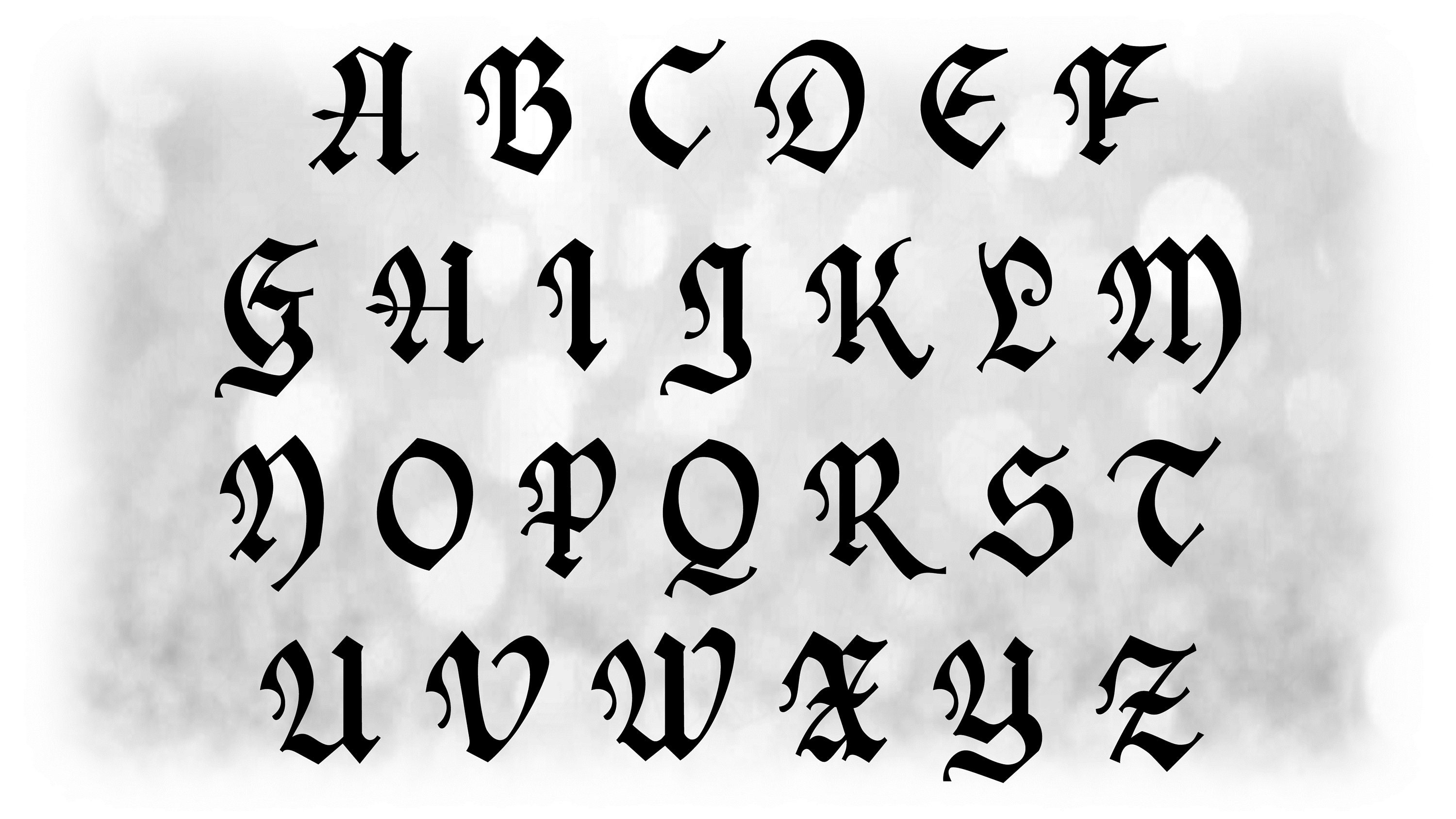 Word Clipart: Black Solid Pirate Alphabet Letter Templates Grouped on ...