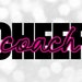 Sports Clipart: Black Bold Print Word cheer With Script Word coach in ...
