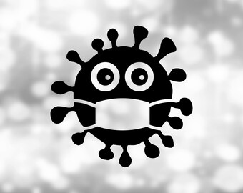Virus Germ Cutout - Etsy