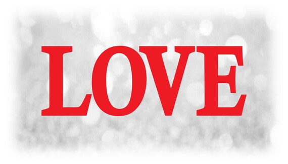 Word Love Clip Art