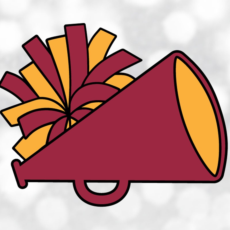 Maroon and Gold Kids Cheer - Etsy