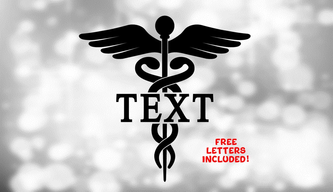 Medical Clipart: Black Medical Caduceus Symbol Silhouette for Doctors ...