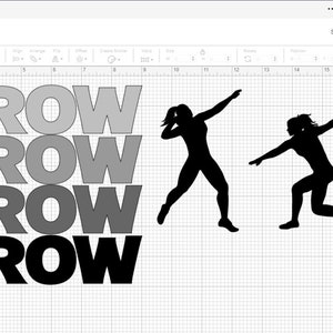 Sports Clipart: Word THROW W/ Silhouette of Female Shot Put and Discus ...