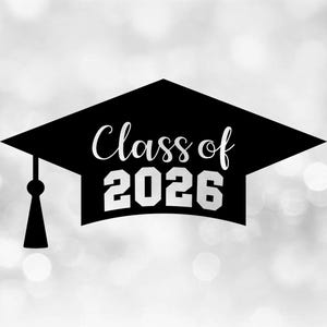 Educational Clipart: Black Graduation Mortarboard Cap & Tassel w ...