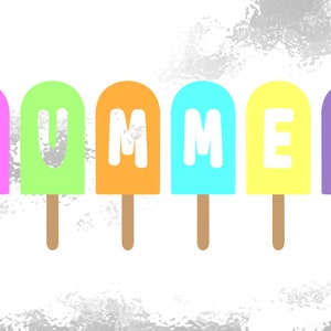 Shape Clipart: Large Pastel Colored Popsicles Shapes With Letters ...