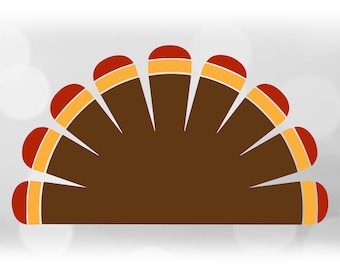 Turkey Feathers Vector