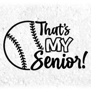 Sports Clipart: Black Half Baseball Softball With Script Words "that's ...