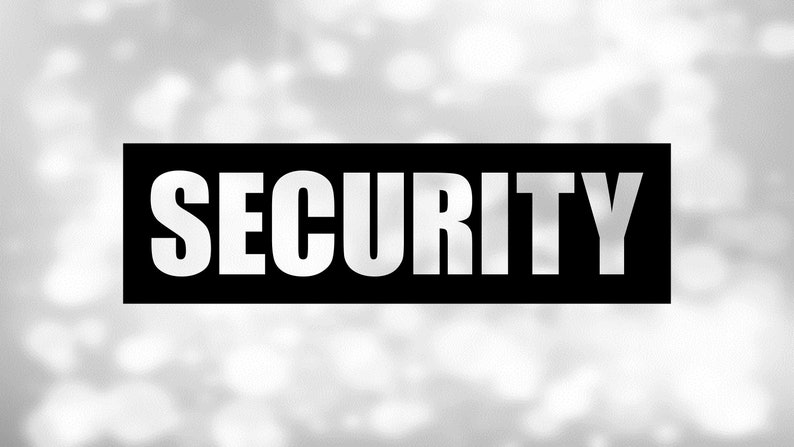 Word Clipart: security in Thick Bold Capital - Etsy